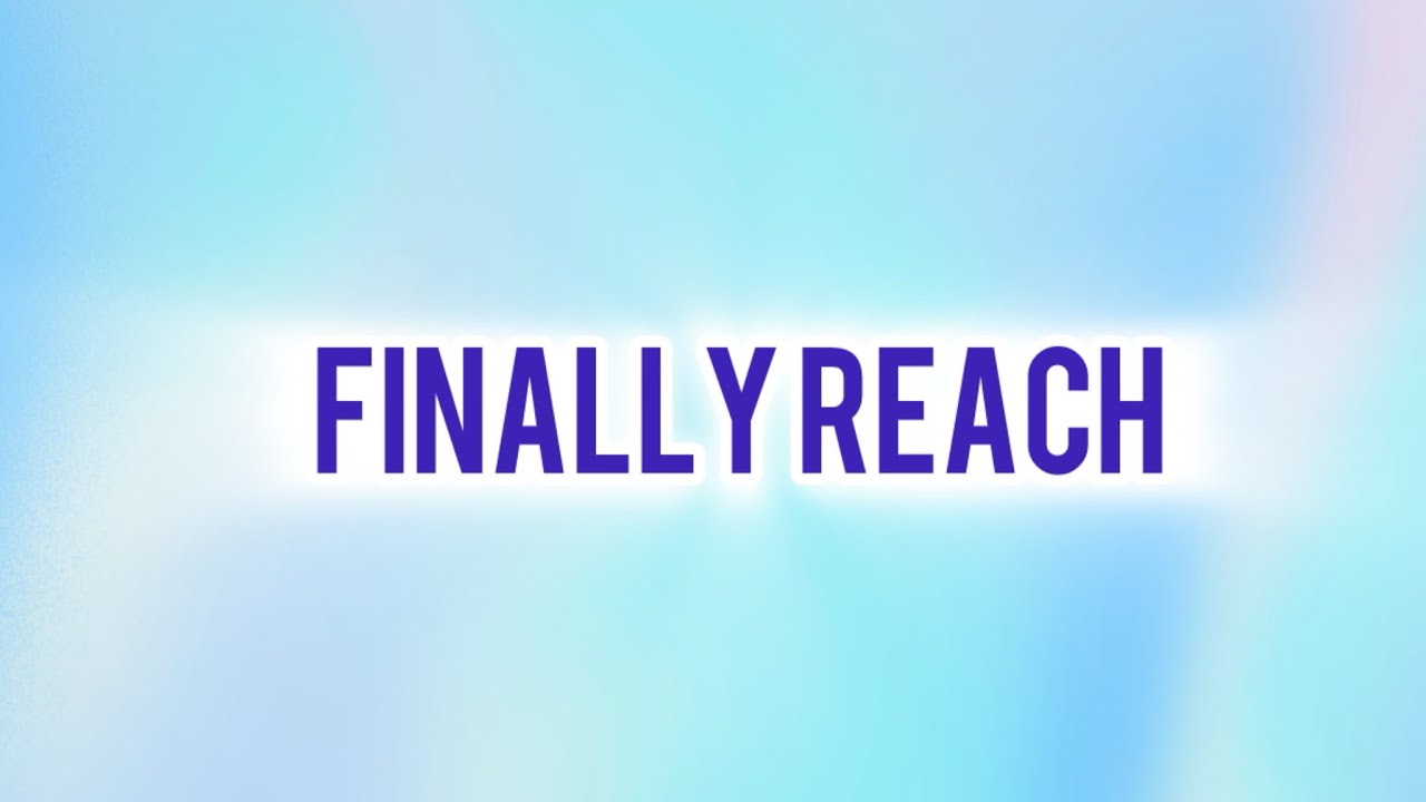 FINALLY REACH | OFFICIAL AUDIO TRACK - YouTube