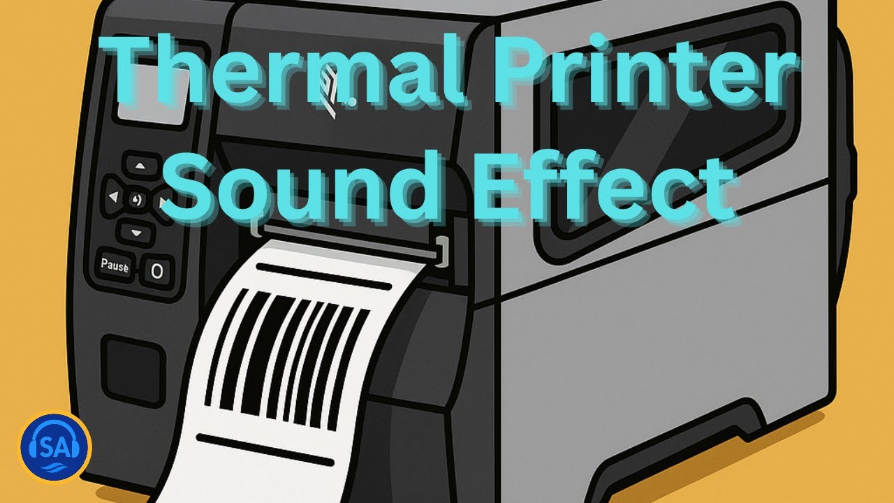 🎧 Direct Thermal Barcode Printer – Printing Sound Effect - YouTube