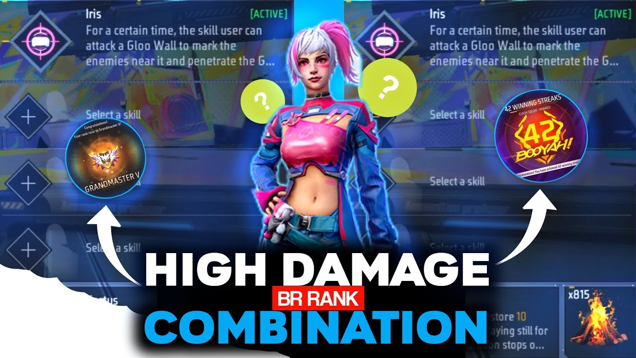BEST CHARACTER SKILL COMBINATION FOR IRIS || HIGH DAMAGE CHARACTER ...