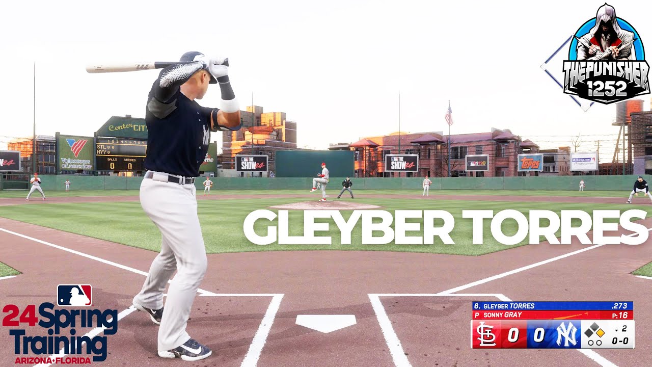 MLB The Show 24 | Gleyber Torres vs Cardinals | Spring Training 2024 ...