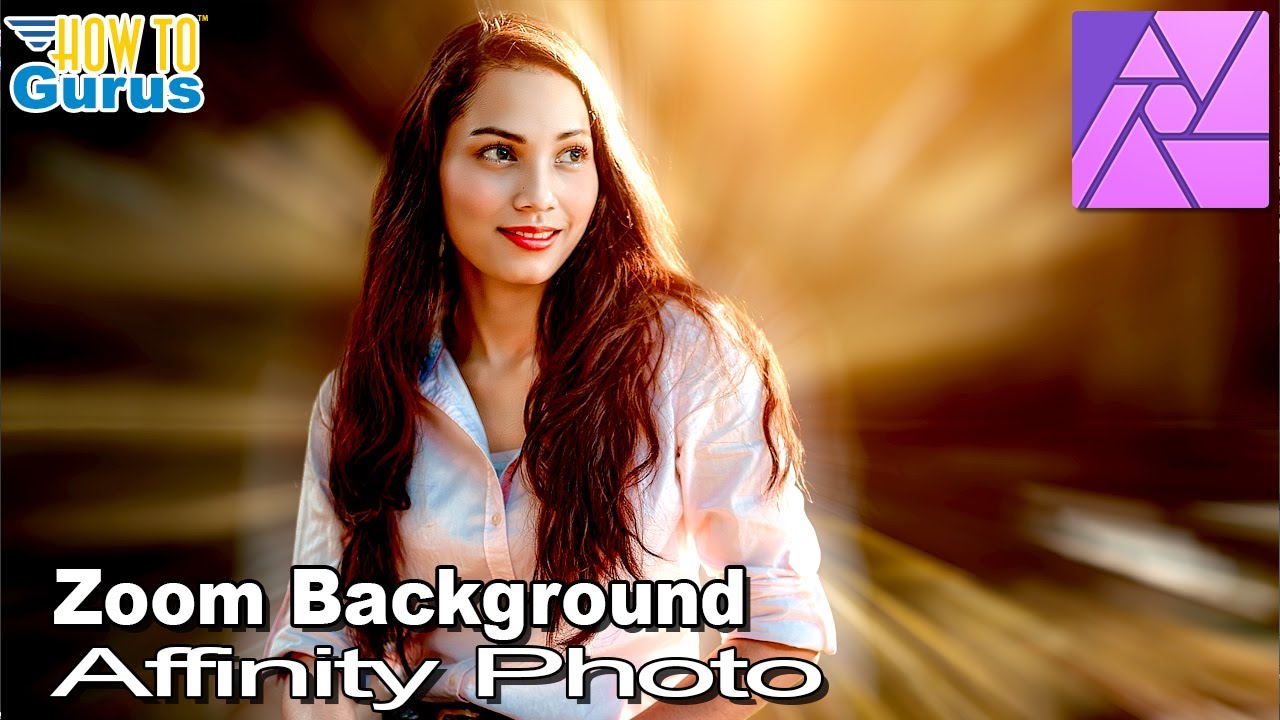 Affinity Photo Portrait Zoom Background Effects - YouTube