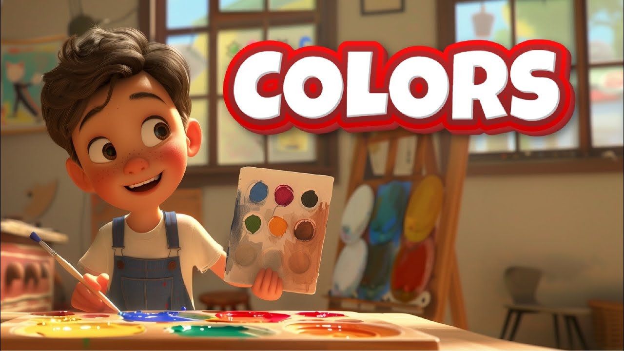 Lets Learn Colors | Colors Song | Animation Colors Song | Colors For ...