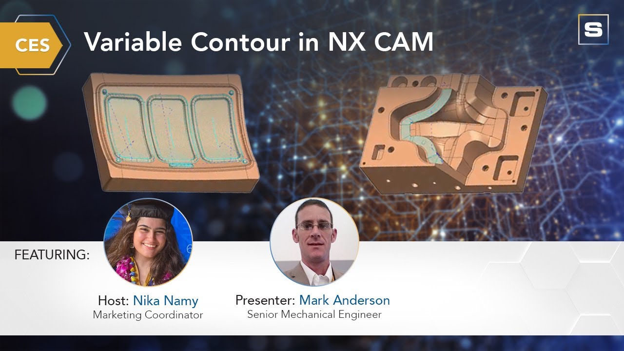 Variable Contour in NX CAM - YouTube