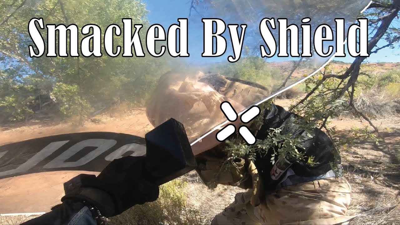 Player Gets Smacked By Riot Shield - YouTube