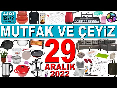 A101 TENCERE TAVA ÇEYİZLİK BU PERŞEMBE | A101 DE BU HAFTA NELER VAR? 29 ARALIK A101 KATALOĞU
