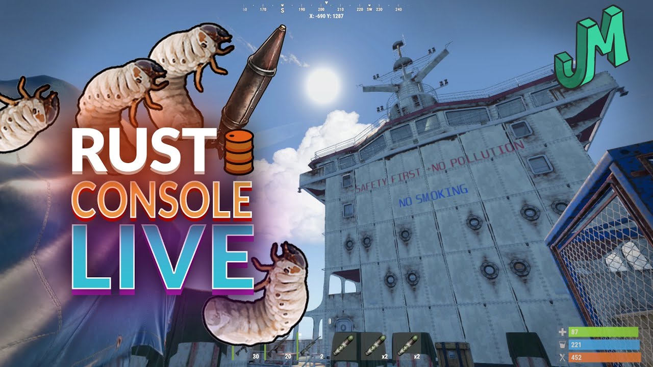 Cargo Ship, Now Boarding 🛢 Rust Console 🎮 Stream 414 - YouTube