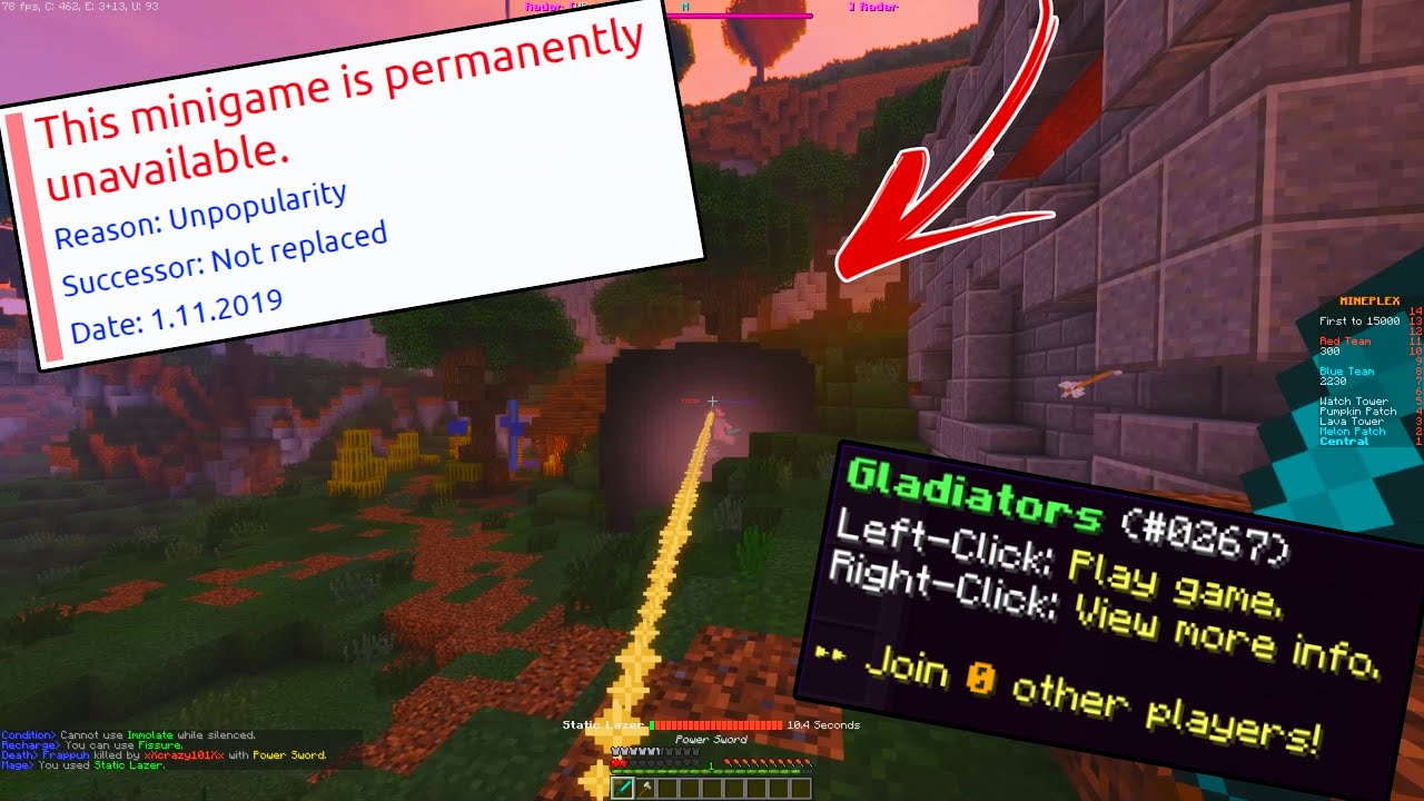 The FORGOTTEN Mineplex Games - Neglected Until Shutdown... - YouTube