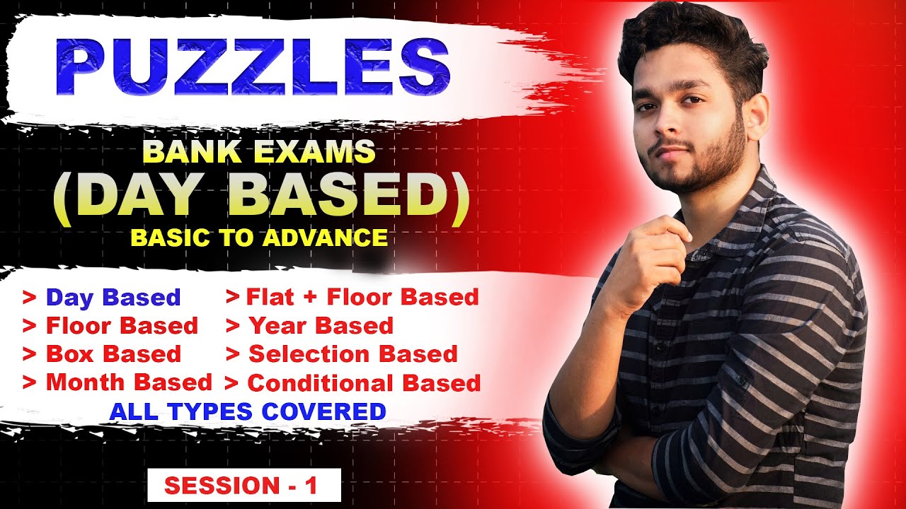 PUZZLES🔥DAY BASED ( SESSION - 1 ) || BASIC TO ADVANCE || BANK EXAMS 2024 | SBI/IBPS/LIC/RBI ...