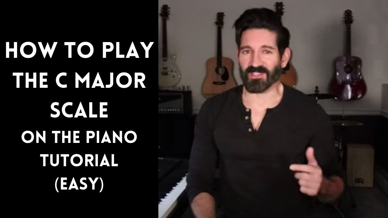 How to play the C major scale on the piano (easy) - YouTube