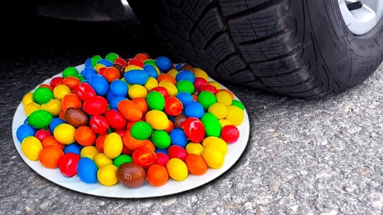 Crushing Crunchy & Soft Things by Car! - EXPERIMENT: HALLOWEEN PUMPKINS ...