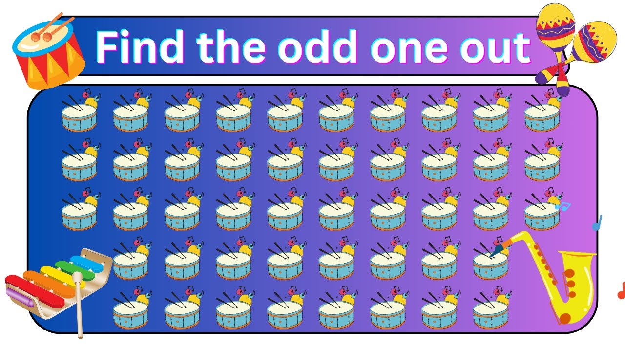 Instrument Challenge | Find the Odd One Out | Dada | - YouTube
