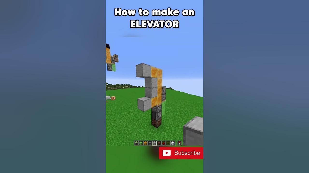 How To Make Elevator in Minecraft - YouTube
