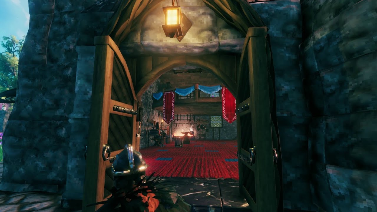 Inside of Wester Kames Castle in Valheim - YouTube