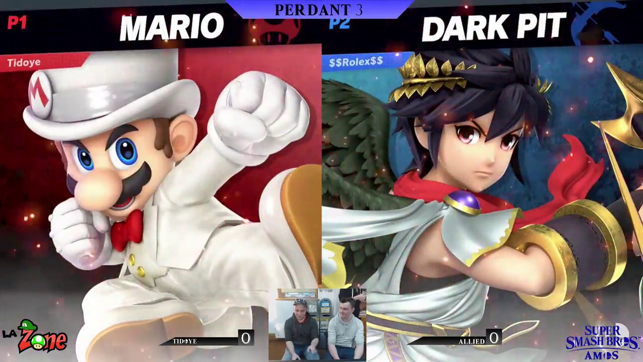 SSBA Ultimate #9 - Tidoye (Mario) vs Allied (Dark Pit) - Perdant 3 ...