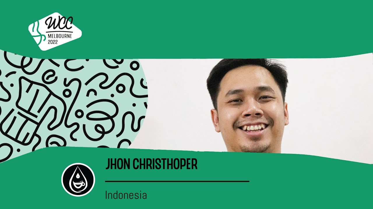 Jhon Christhoper, Indonesia - 2022 World Brewers Cup Finals - YouTube