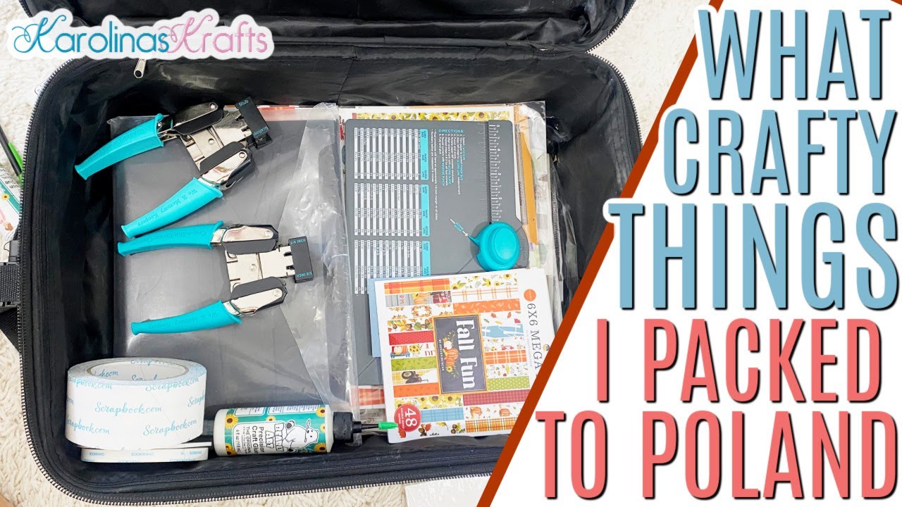 What Crafty Things I Packed with me for 3 Weeks to Europe AND What I ...