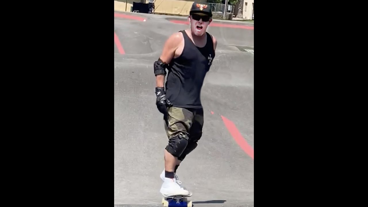 July at the Inglewood, California Pump Track with Mike Durand, Owner of ...