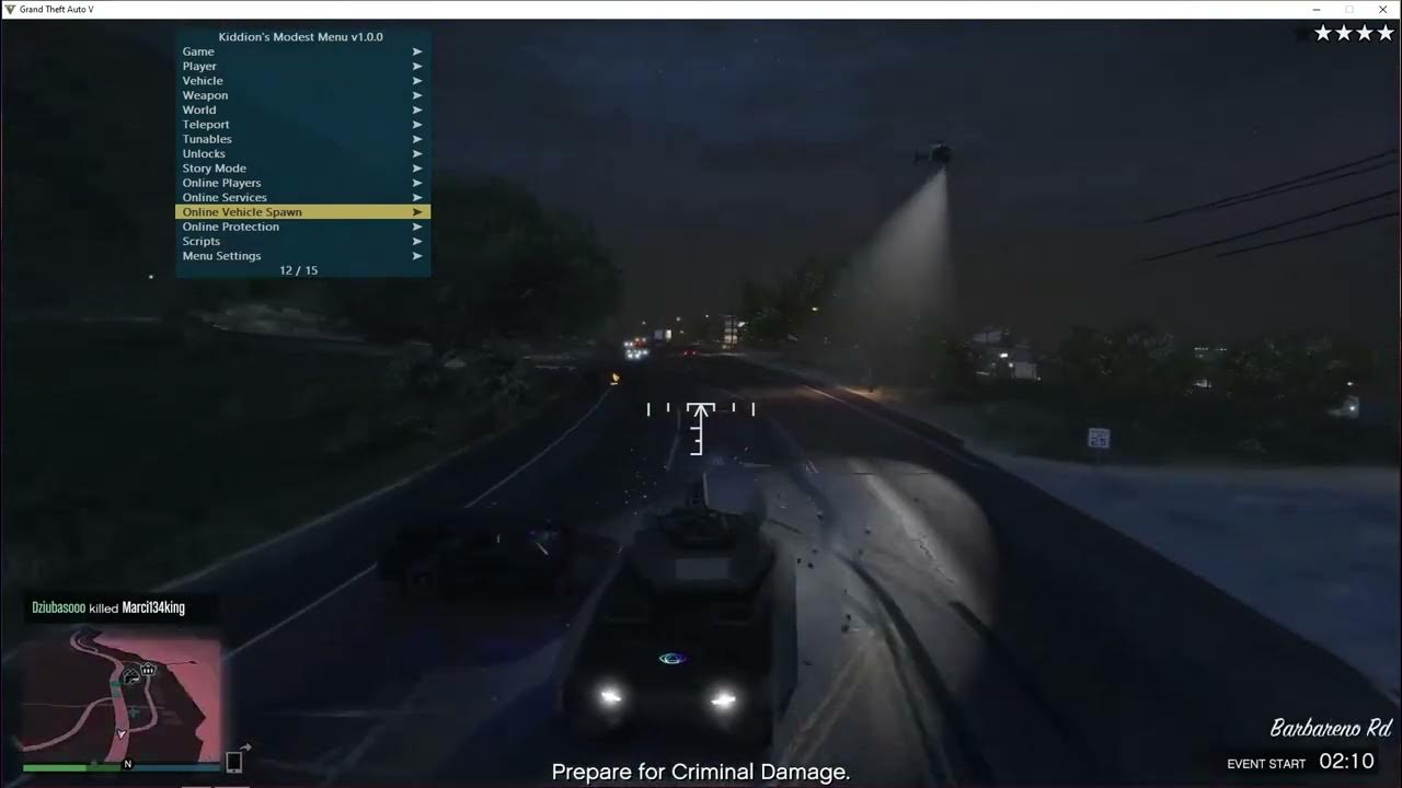 GTA 5 Mod Menu Gta 5 online Mod Menu Kiddions modest menu - YouTube