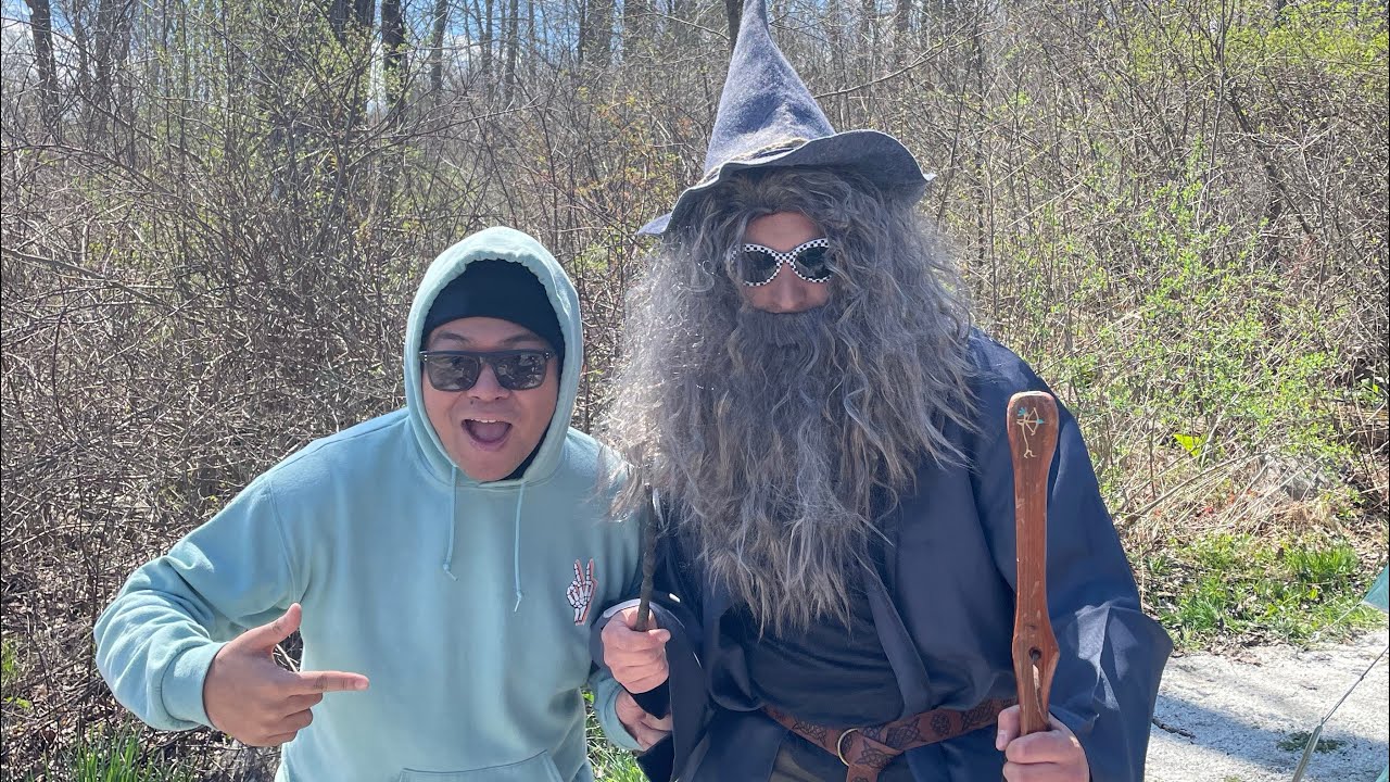 CAMPING WITH A WIZARD!?! - YouTube