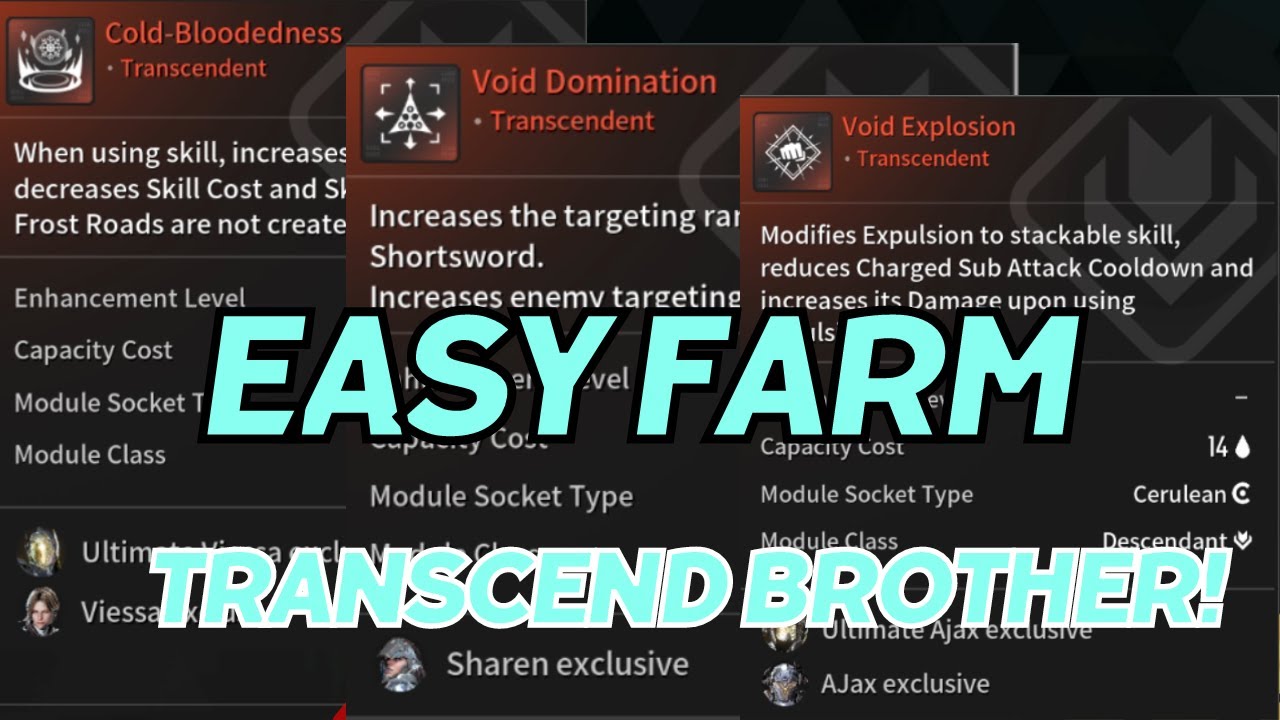 EASY Cold-Bloodedness, Void Domination, Void Explosion Farm | The First ...
