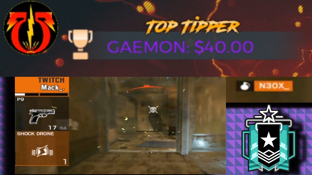 FIRST EVER DONATION!! - Tom Clancy's Rainbow Six Siege (R6) - YouTube