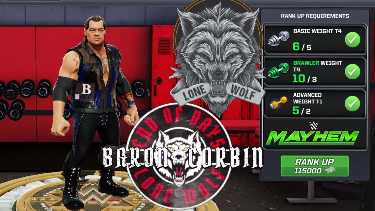 Maxing Out ! 🌟🌟🌟🌟》 The Lone Wolf ~ WWE MAYHEM - YouTube