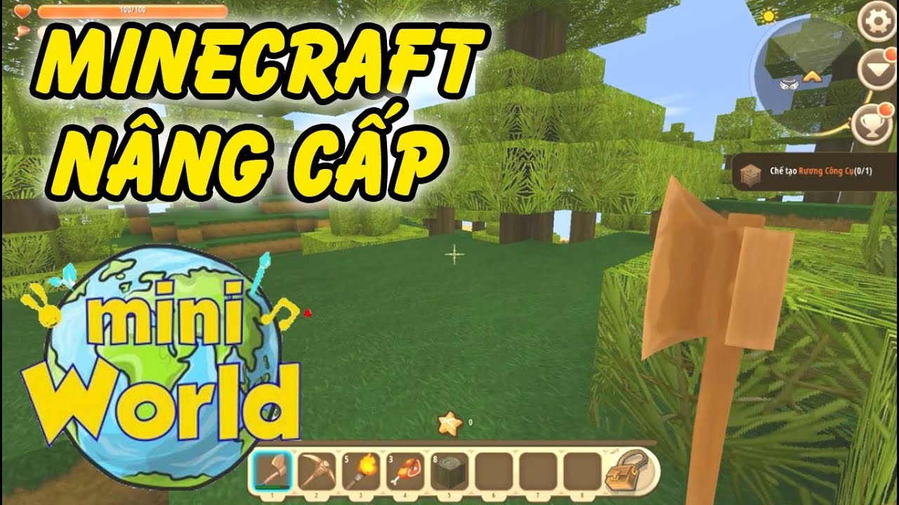 Minecraft Nâng Cấp NOOB Trải Nghiệm - Mini World - YouTube