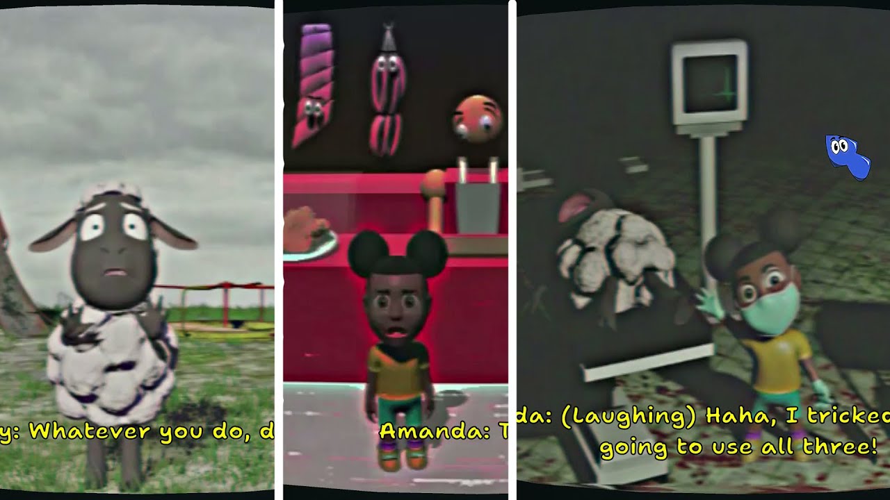 Amanda The Adventurer all new Tape Secret Interactions and Scares - YouTube