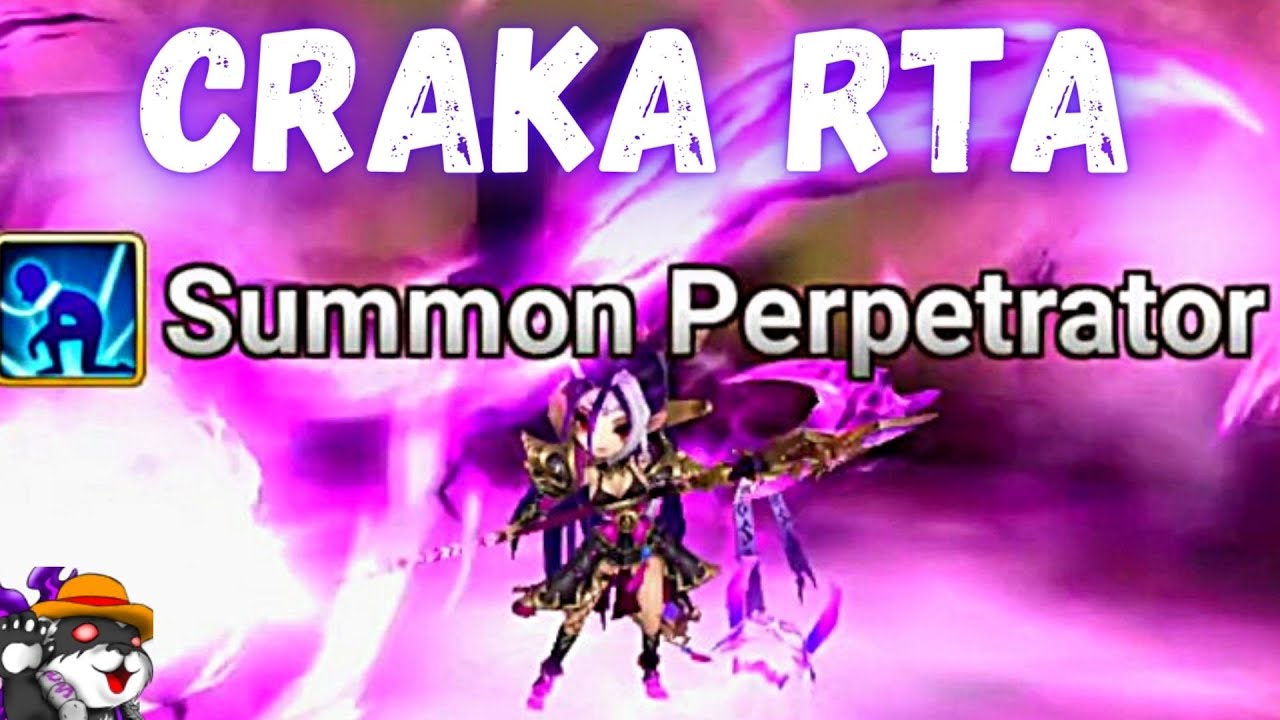 The Power Of Craka (Dark Hell Lady) In RTA Summoners War - YouTube