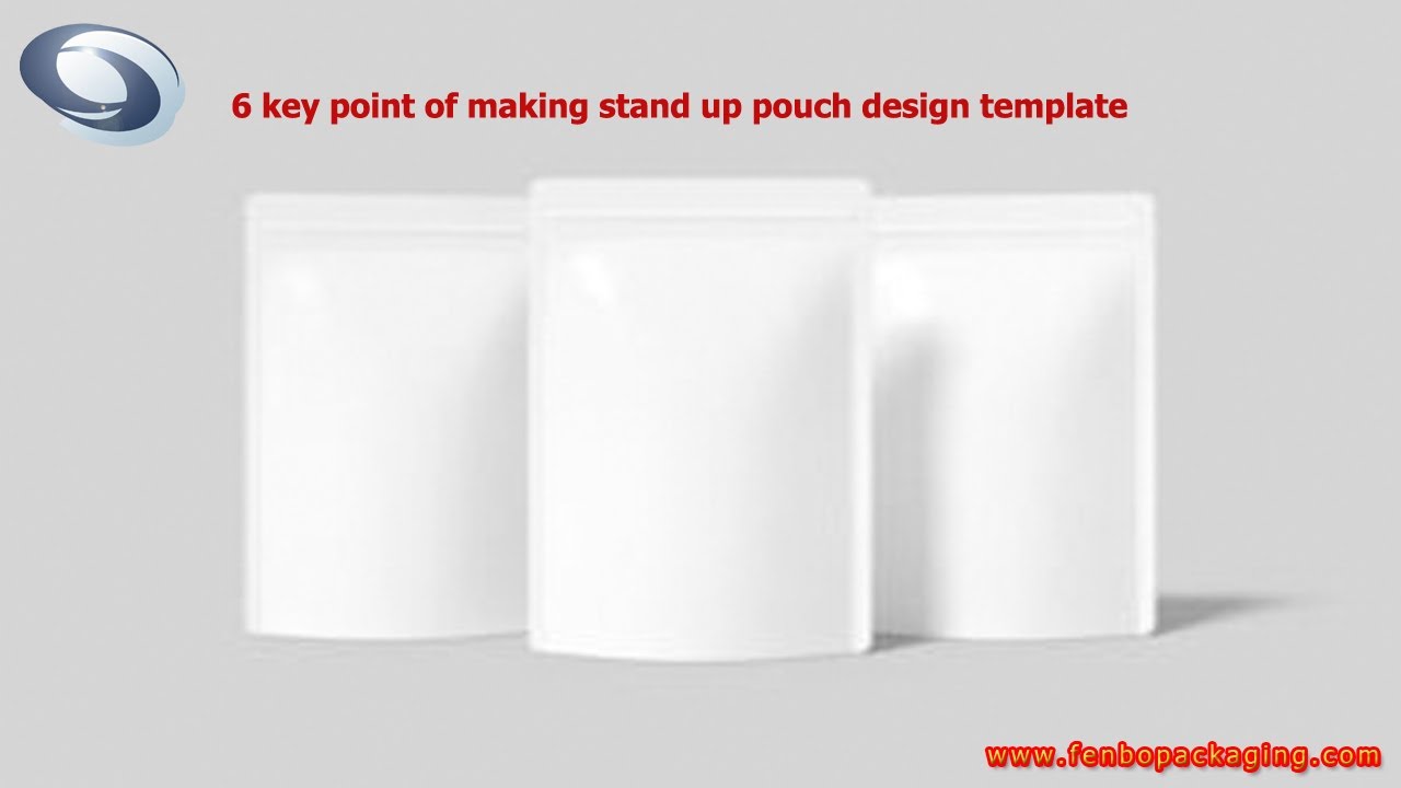 6 key point of making stand up pouch design template - YouTube
