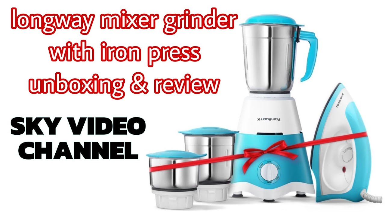 longway mixer grinder combo unboxing - YouTube