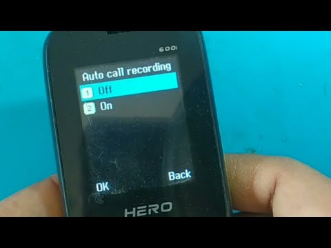 Auto Call Recording Setting In Lava Hero 600 - YouTube