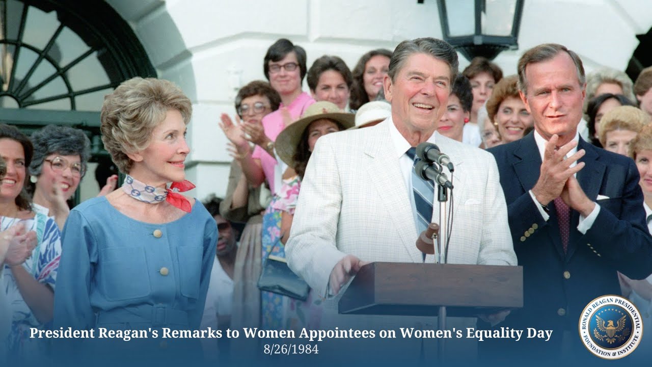 President Reagan's Remarks to Women Appointees on Women's Equality Day ...
