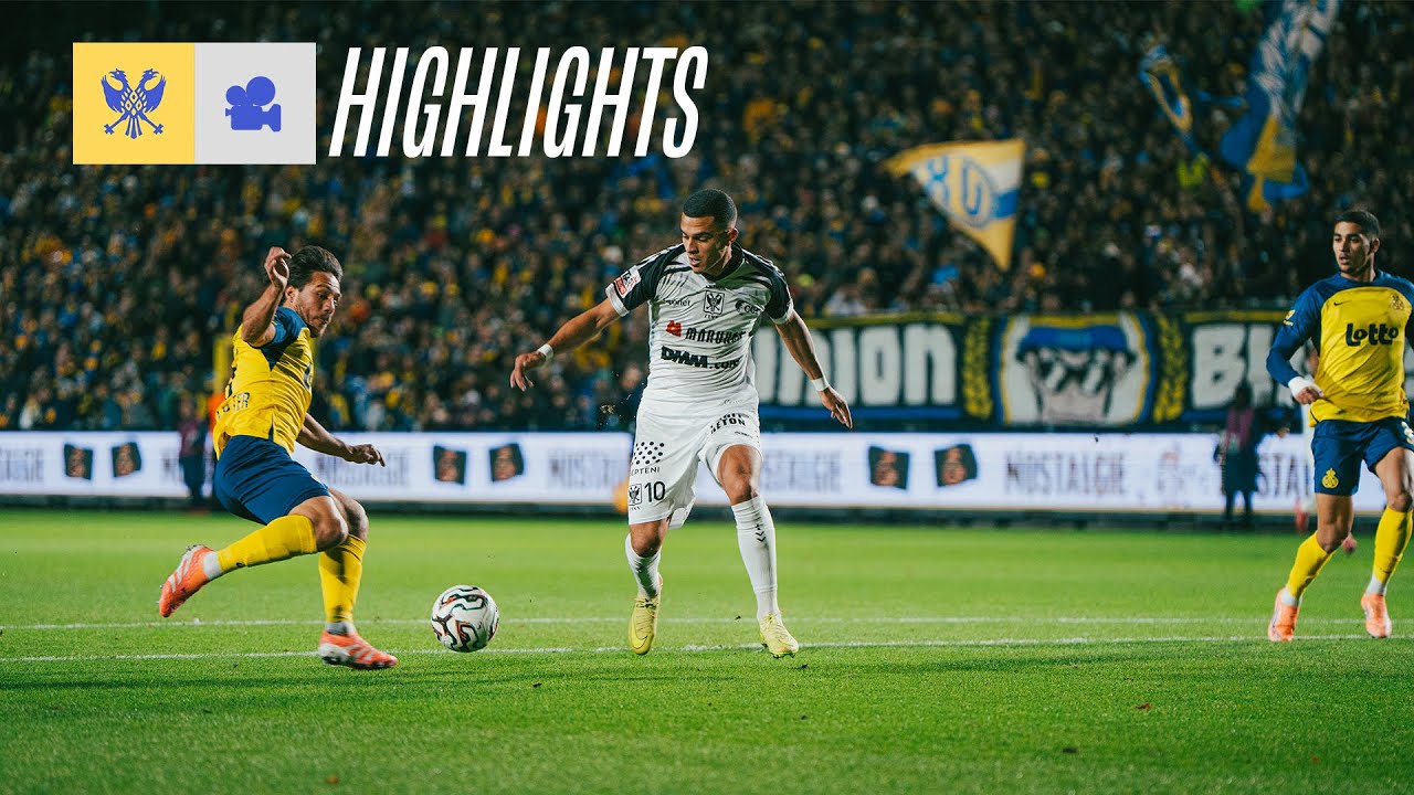HIGHLIGHTS l R. UNION SG - STVV l 2-0 - YouTube
