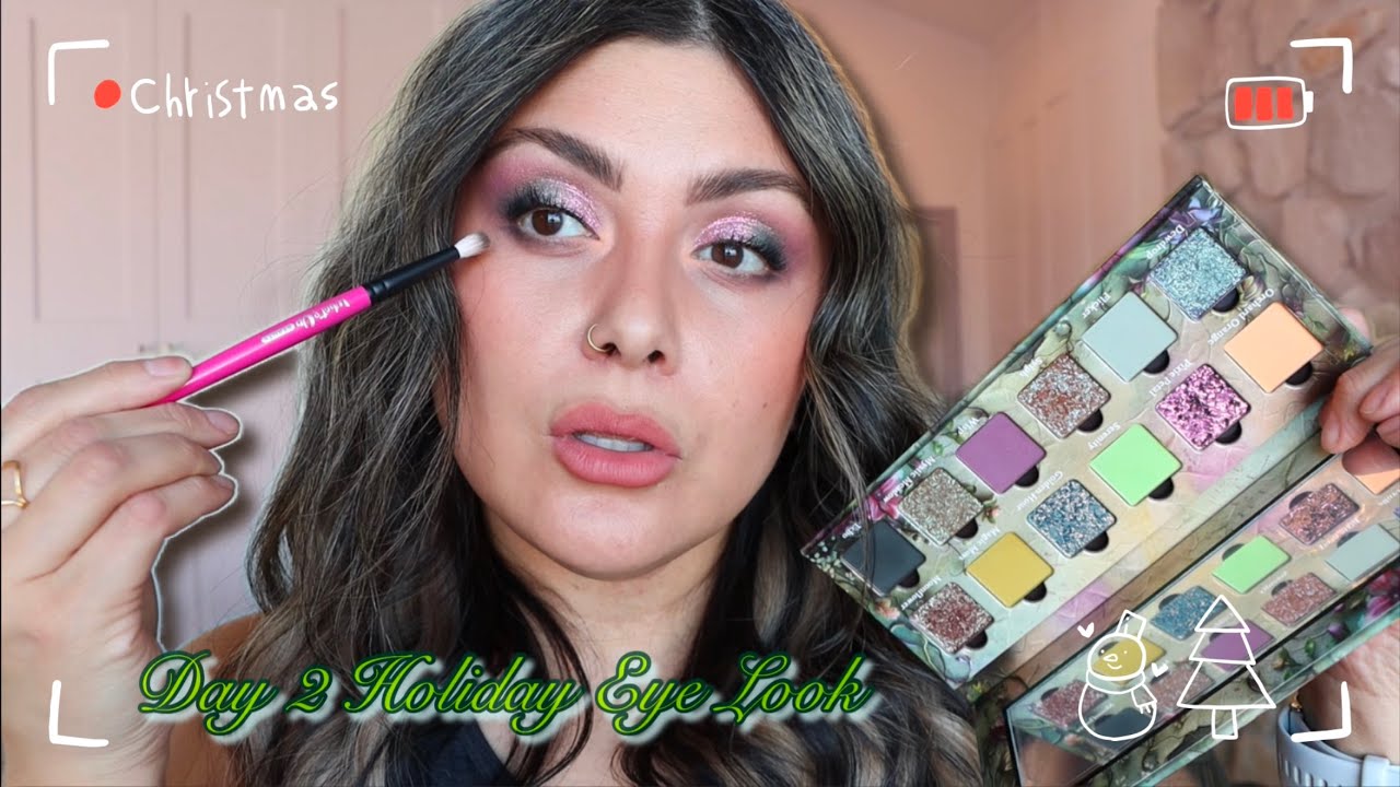 Day 2 of 7 Days of Mirimas Holiday Eye Looks | Ensley Reign Flutter palette - YouTube