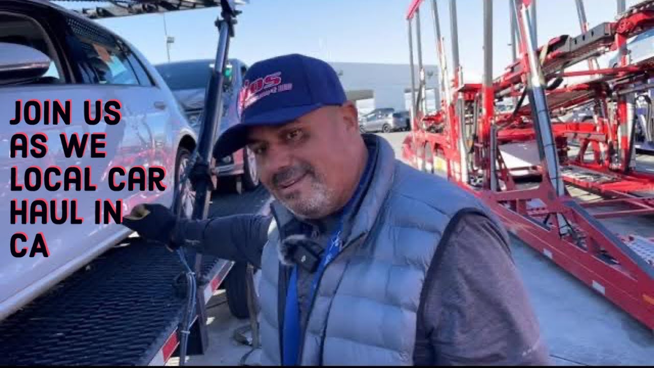 Loading / Unloading Kaufman Ez4 25k GVWR CDL trailer. - YouTube