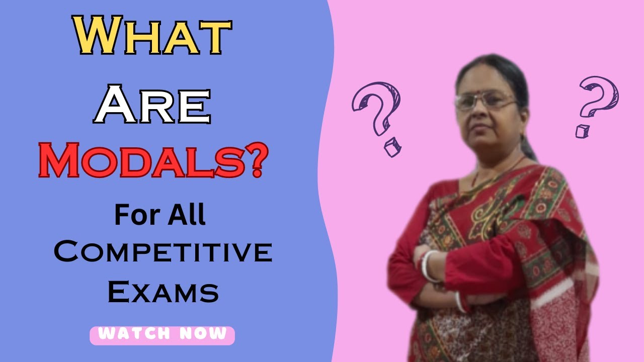 Modals in English Grammar | For All Competitive Exams | Must Watch ...