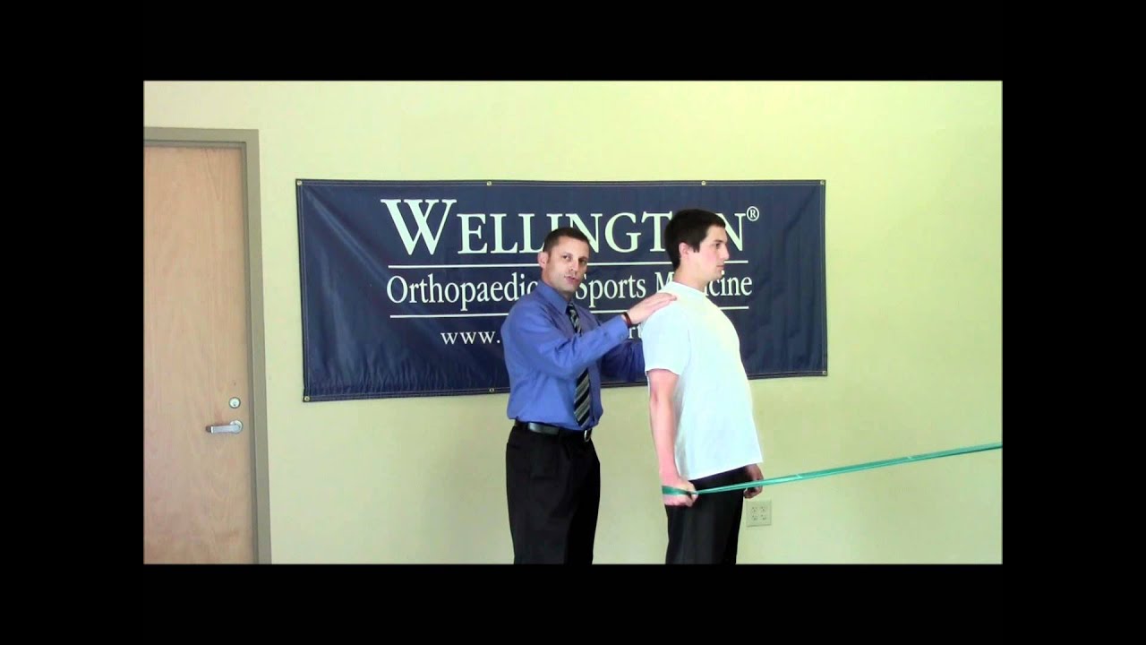 Shoulder Blade Strengthening for Baseball Players - YouTube