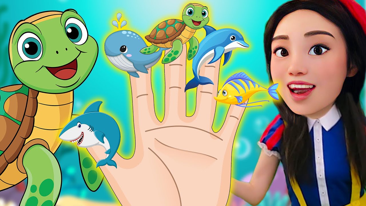 Sea Animals Finger Family | Nursery Rhymes | DoReMi Kids Songs - YouTube