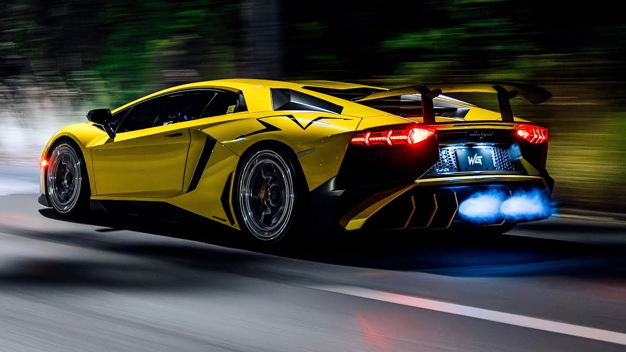 Flame Spitting Aventador SV with Sterling Performance Exhaust [4K ...