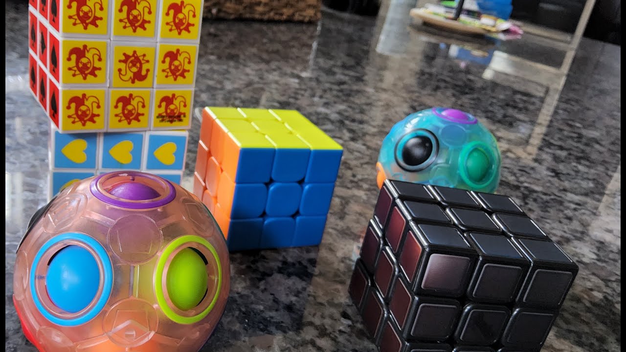 Showing some new rubix cubes! part 2 - YouTube