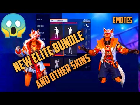||Gareena free fire new elite bundle 😱pass bundels and skins Fabled fox ...