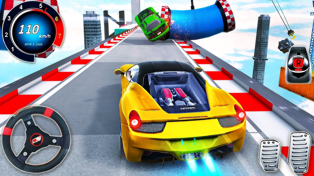 GT Impossible Car Stunt Racing Simulator - Crazy Extreme Ramp Car ...