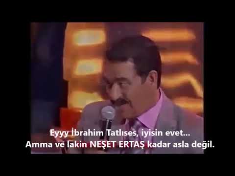 Neşet Ertaş İbrahim Tatlıses'e ayar veriyor...