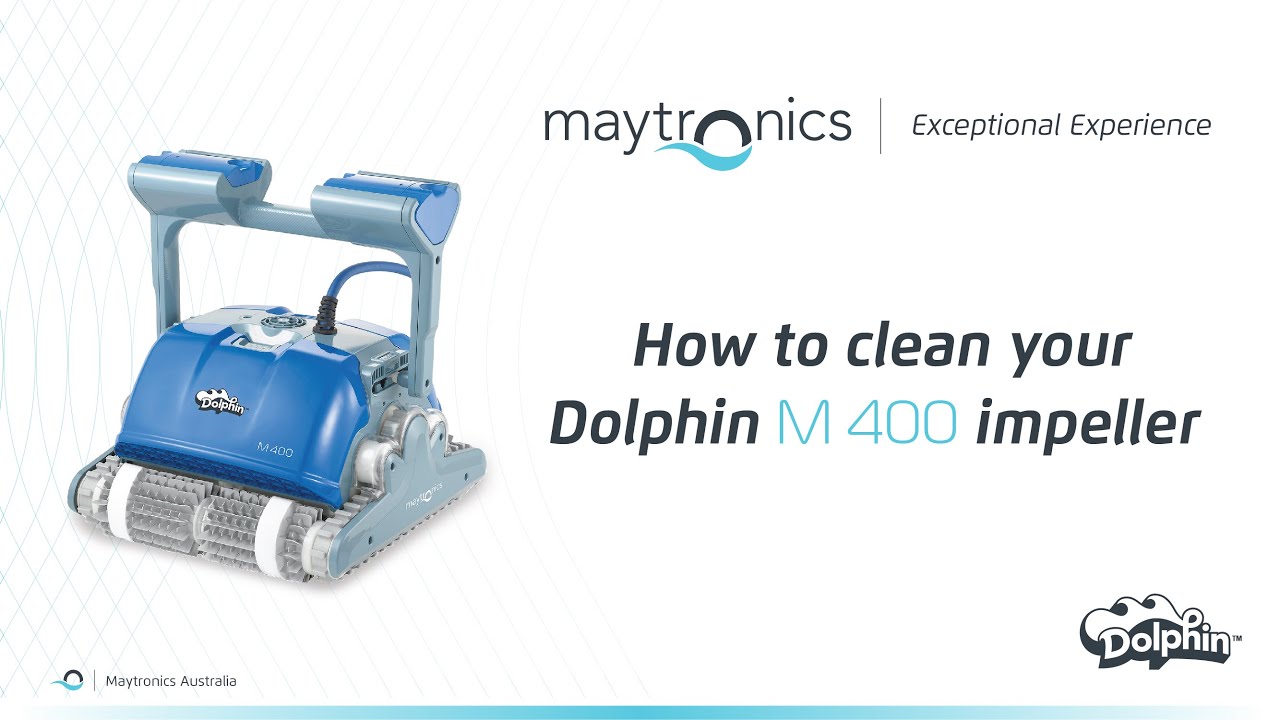 How to clean your Dolphin M400 robotic pool cleaner impeller - YouTube
