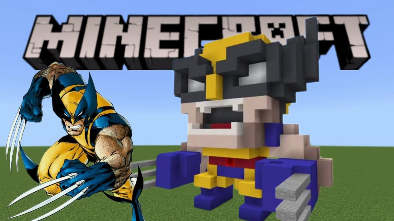 How to build Wolverine in Minecraft - YouTube