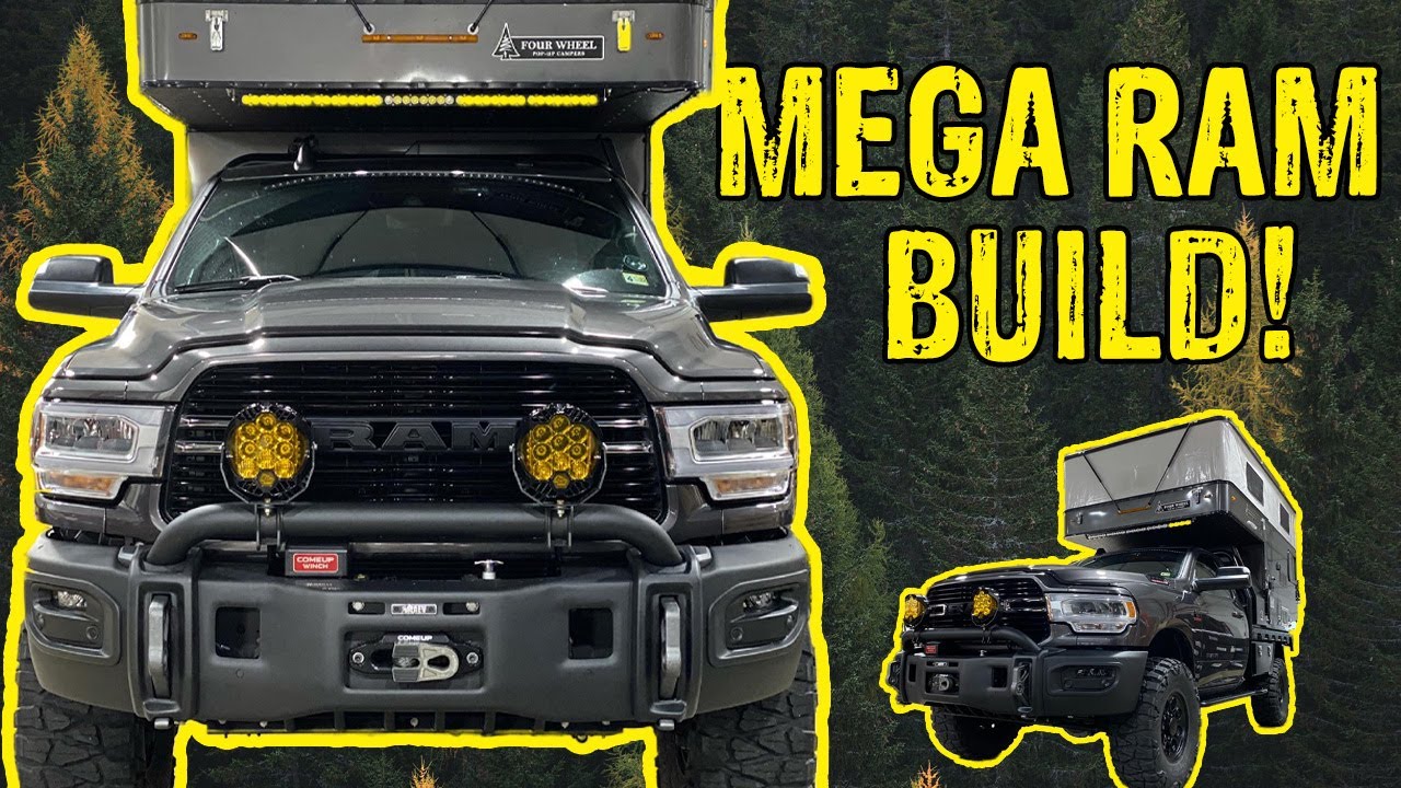 INSANE Ram 3500 Four Wheel Camper Build! - YouTube