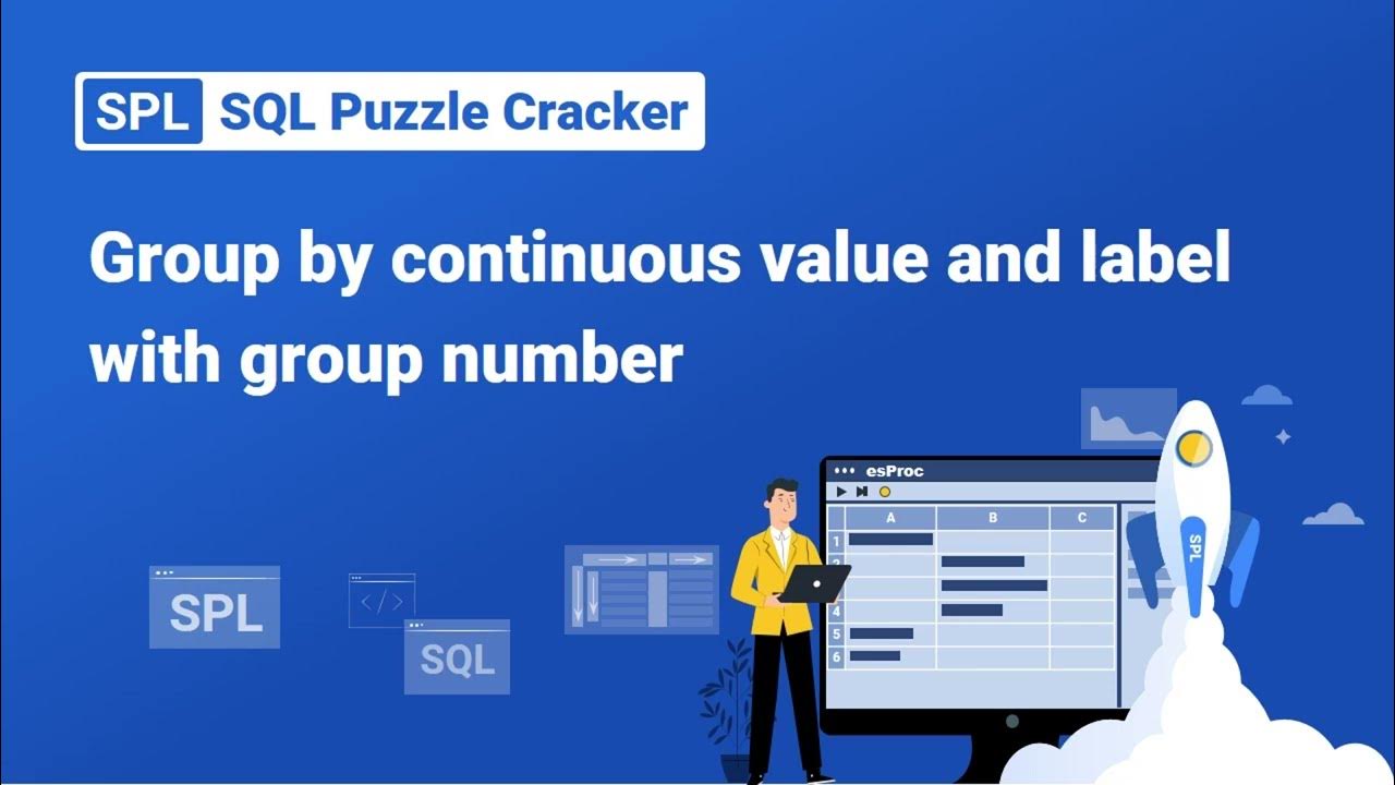 Group by Continuous Values and Label with Group Numbers📊🗂️SPL-SQL Puzzle Cracker - YouTube