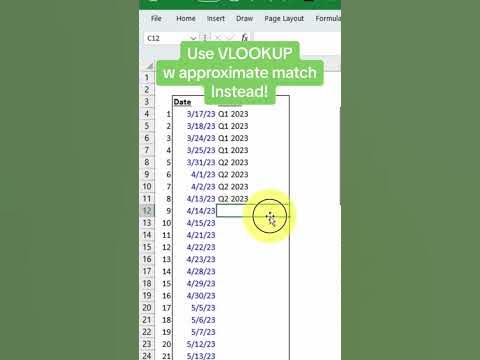 Why You Should Use VLOOKUP with Approximate Match Instead of Nested IFs - YouTube