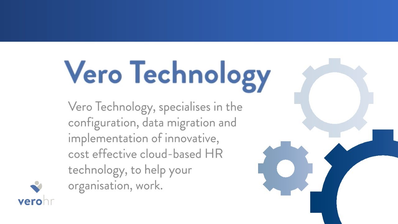Integrated HR Tech for every organisation: Vero Technology - YouTube